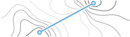 Calculate straight-line distance | ArcGIS Enterprise on Kubernetes ...